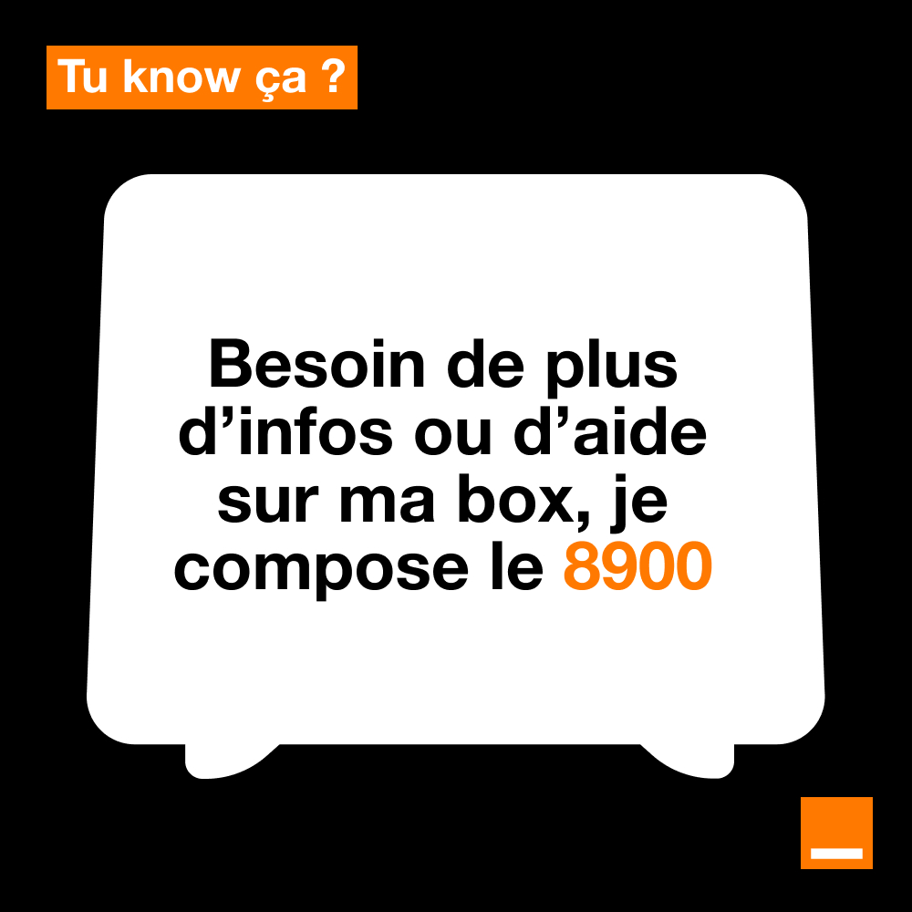 Tutoriels Home Infinity | Orange Cameroun